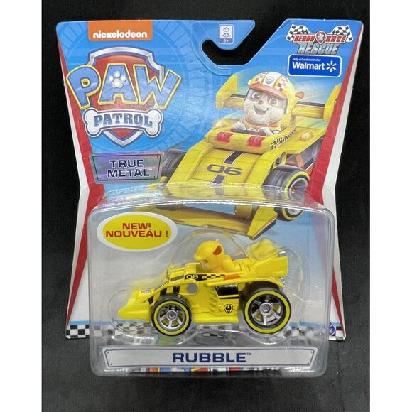 Toys | Paw Patrol Ready Race Rescue Walmart Exclusive True Metal Rubble ...